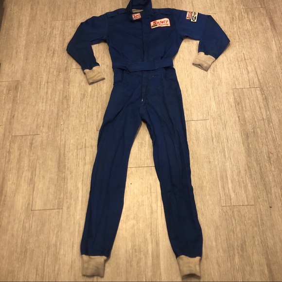 safety racing | Other | Safety Racing Coveralls Navy Blue Race Car 204 ...